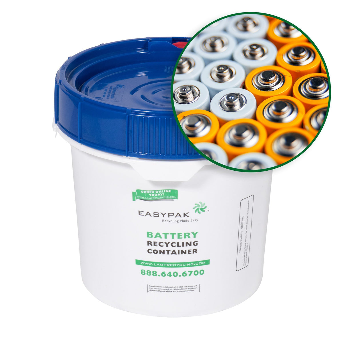 EasyPak™ Alkaline Battery Recycling Container — Marriott